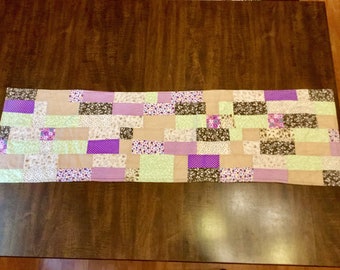 Tropical Batik Quilted Table Runner | Etsy