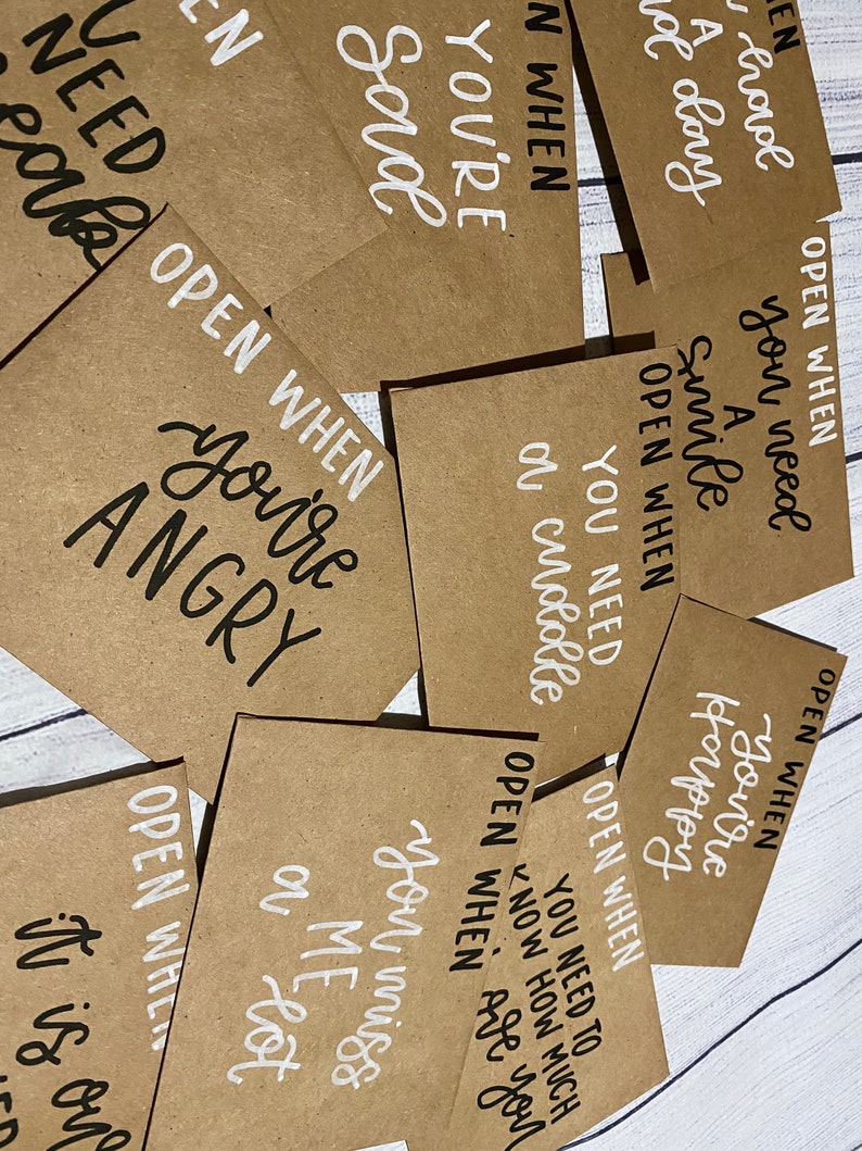 Open When Letters Open When Envelopes Open When Cards Open - Etsy UK