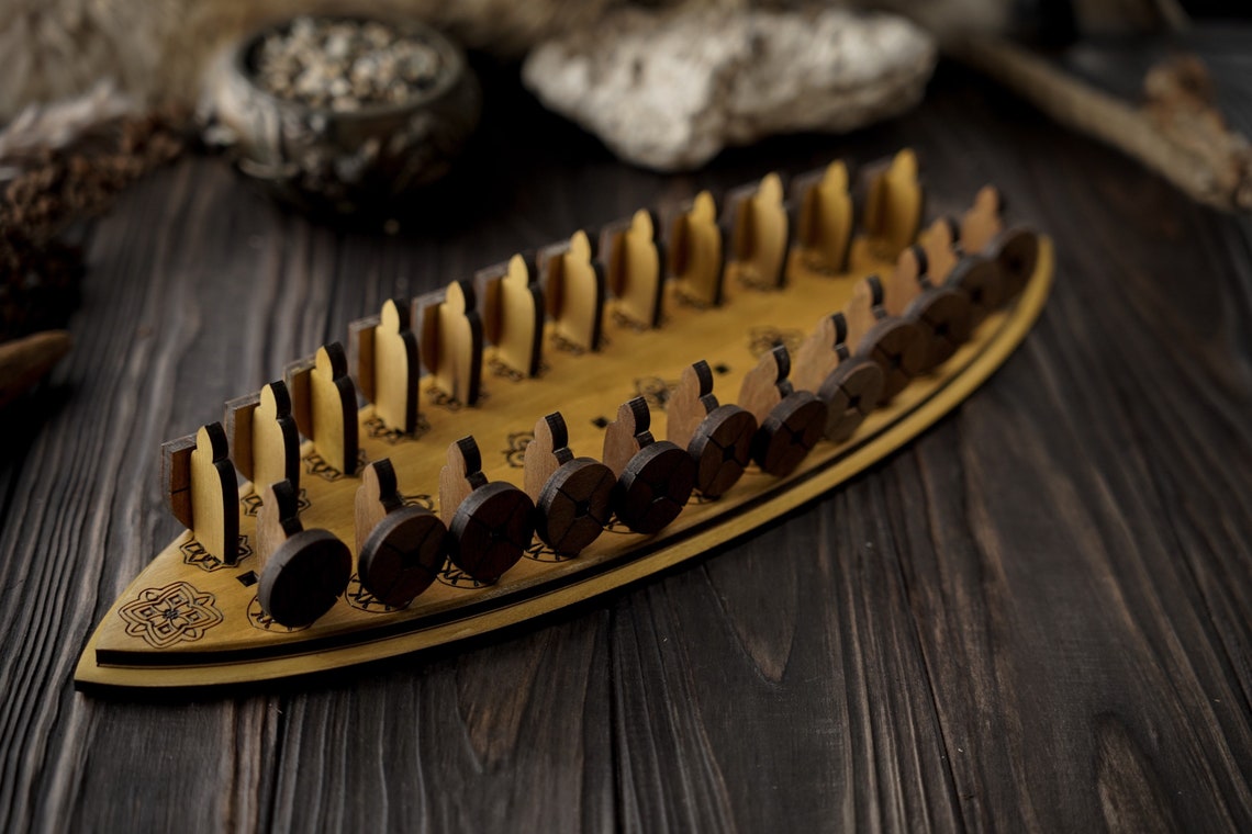 DALDOS Board Game, Viking Board Game, Daldoza Board Game, Scandinavian ...