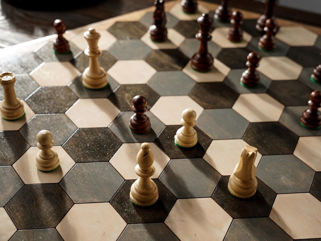 Unique Chess Board, Chess Set, Chess Board, Board Game, Hecagon Chess ...