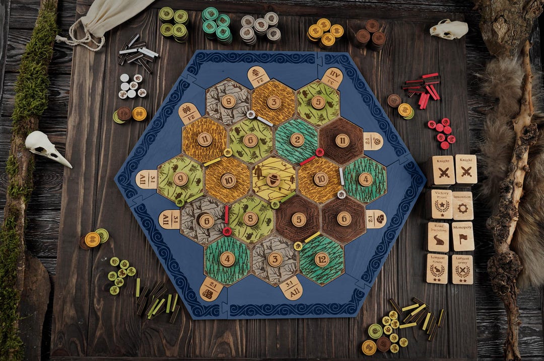 Catan Table Game, Board Game, Board Game for Family Nights, Friends ...