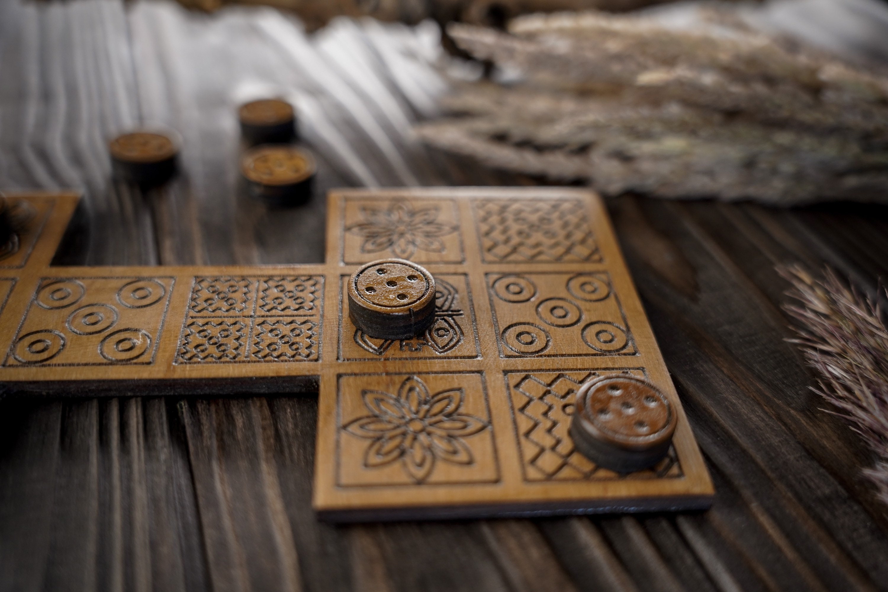 The Royal Game of Ur, Game of Twenty Squares, Two-player Strategy Race ...