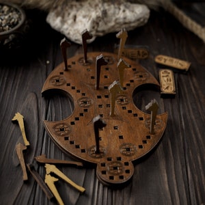 HOUNDS and JACKALS Ancient Board Game, Egyptian Board Game, Wooden ...