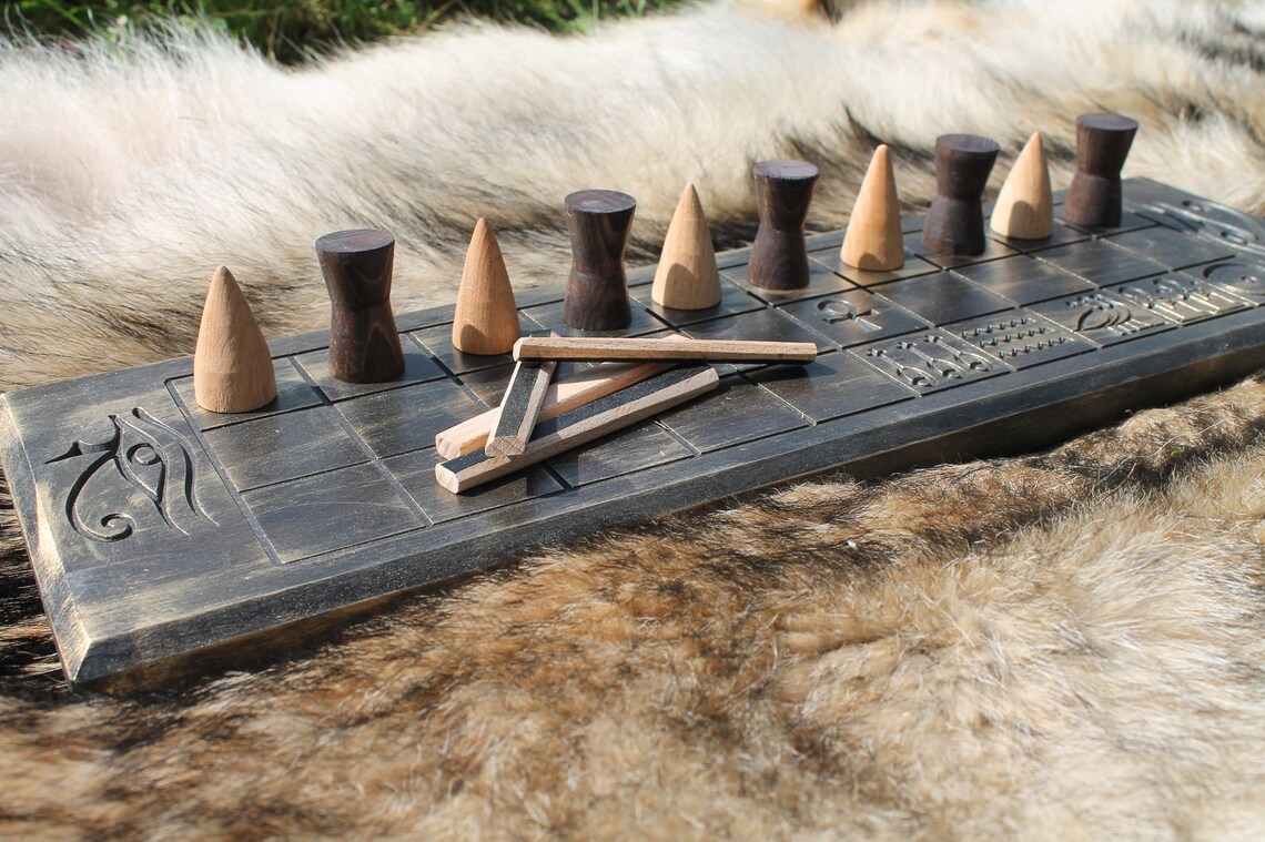 SENET ancient board game egyptian board game wooden senet | Etsy