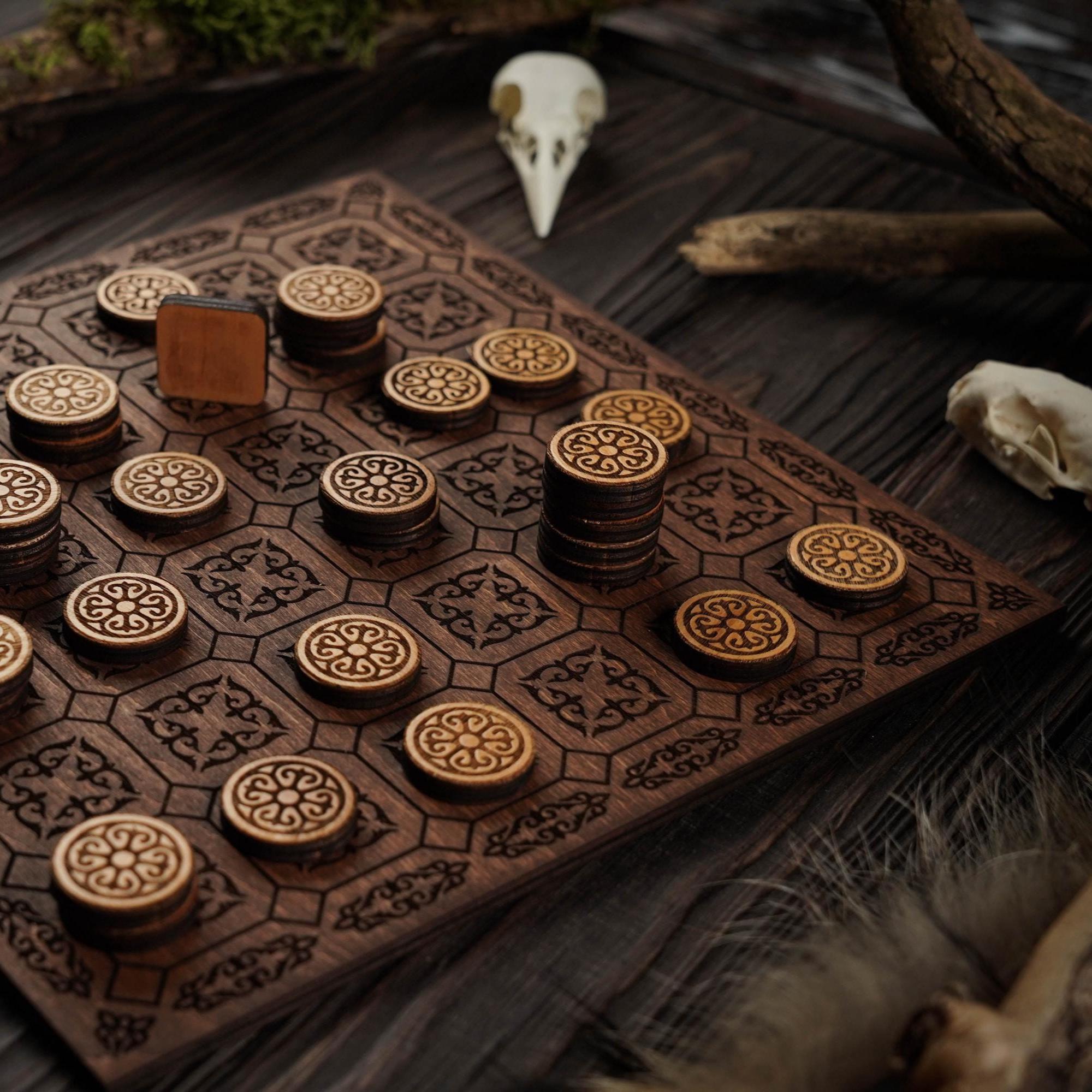 Tak Board Game, Tak Pieces, Rustic Game, Strategy Gift Set, Gift for ...