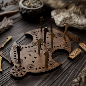 HOUNDS and JACKALS Ancient Board Game, Egyptian Board Game, Wooden ...