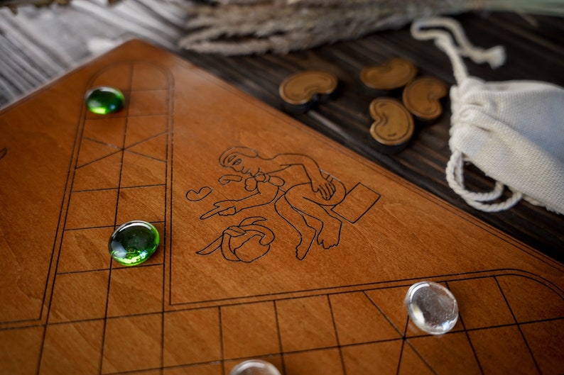 Patolli Board Game Ancient American Board Game Aztecan Board - Etsy