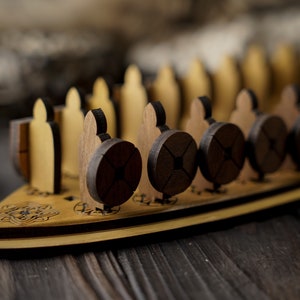 DALDOS Board Game, Viking Board Game, Daldoza Board Game, Scandinavian ...