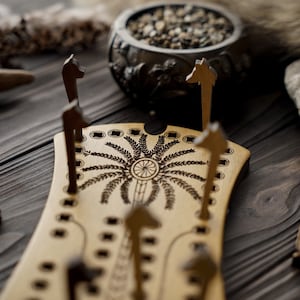 HOUNDS and JACKALS Ancient Board Game, Egyptian Board Game, Wooden ...