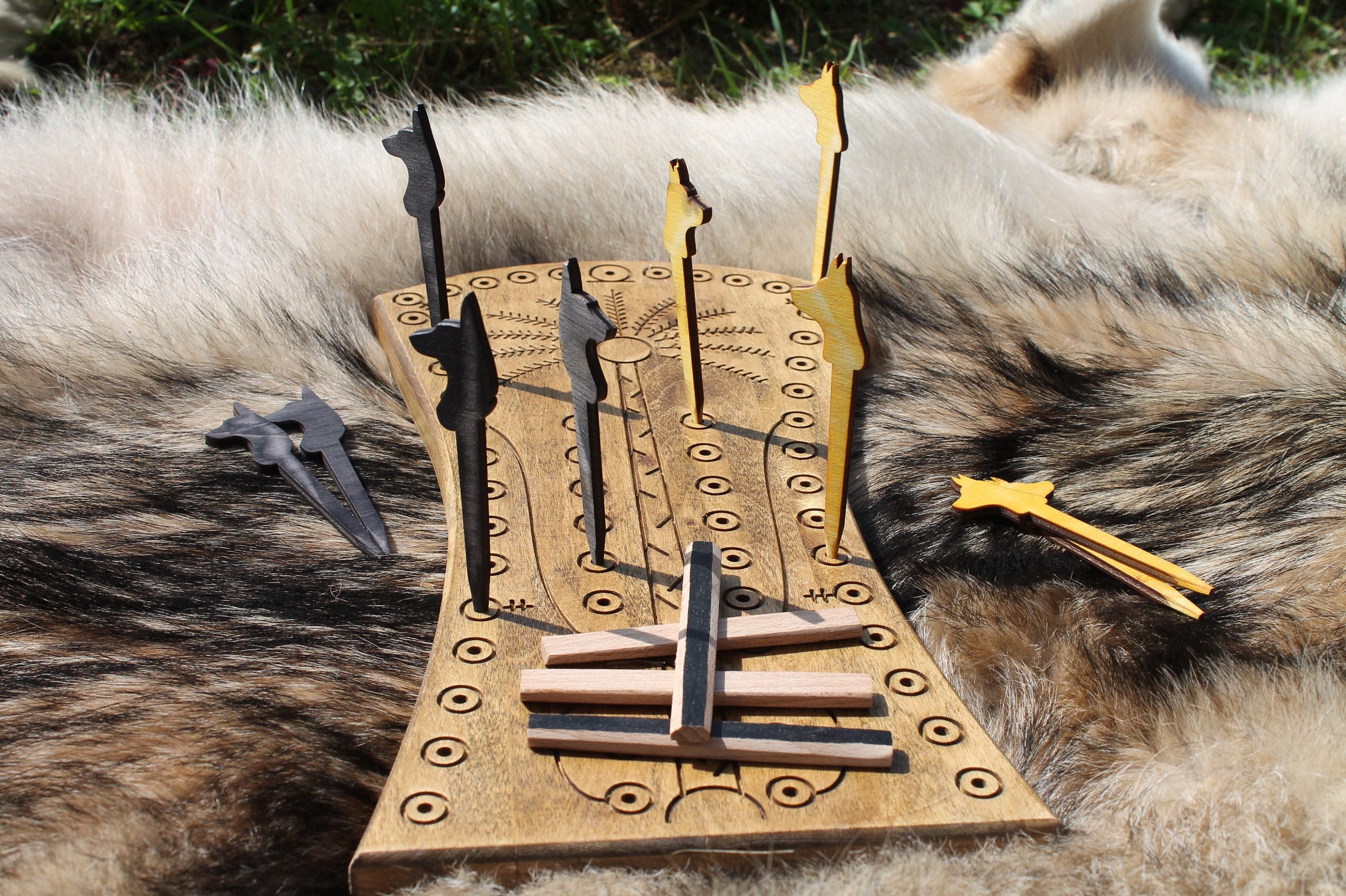 HOUNDS and JACKALS ancient board game egyptian board game | Etsy