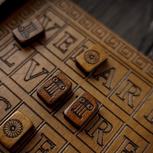 Ludus Duodecim Scriptorum, Ancient Roman Board Games, Handmade Board ...