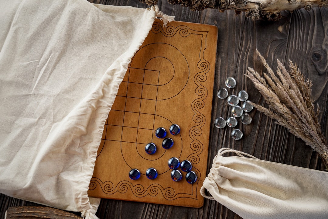 Surakarta Board Game, Wooden Surakarta, Indonesian Board Game ...