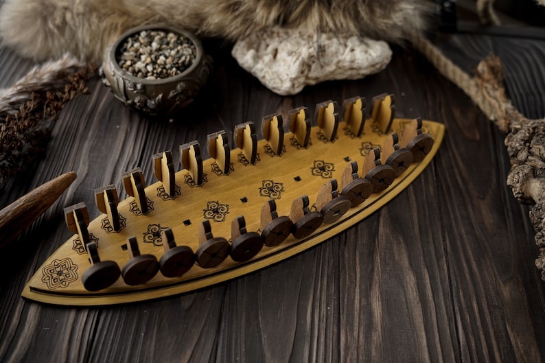 DALDOS Board Game, Viking Board Game, Daldoza Board Game, Scandinavian ...