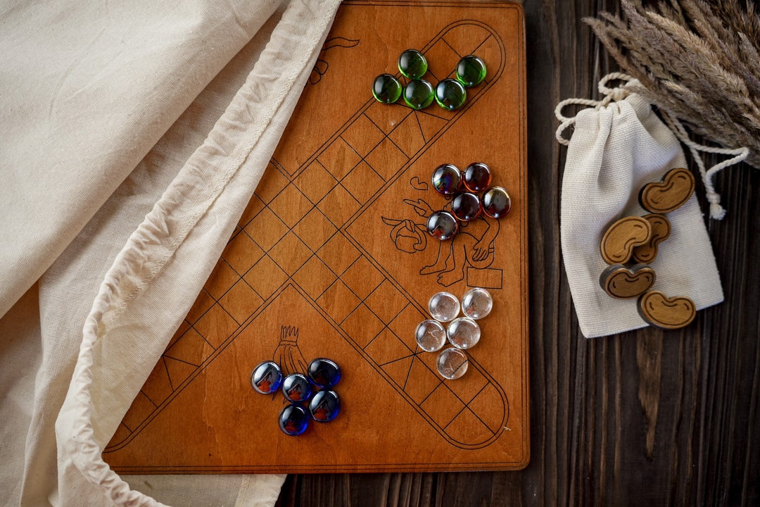 Patolli Board Game, Ancient American Board Game, Aztecan Board Game - Etsy