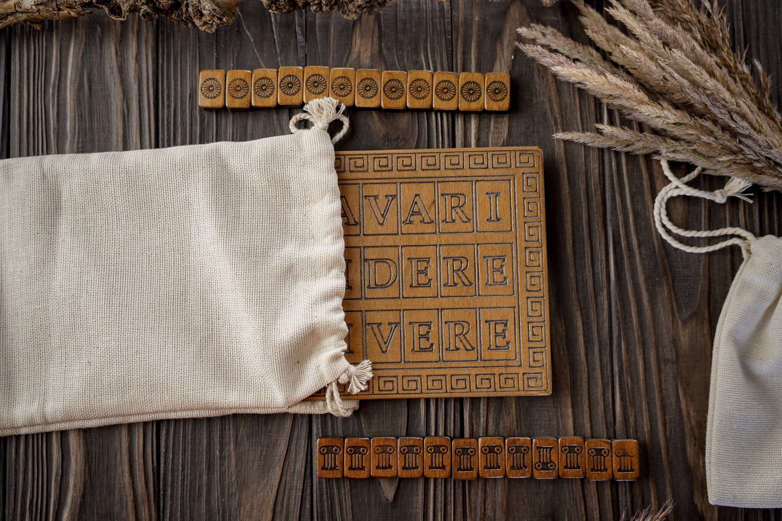 Ludus Duodecim Scriptorum Ancient Roman Board Games Handmade - Etsy