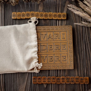 Ludus Duodecim Scriptorum, Ancient Roman Board Games, Handmade Board ...