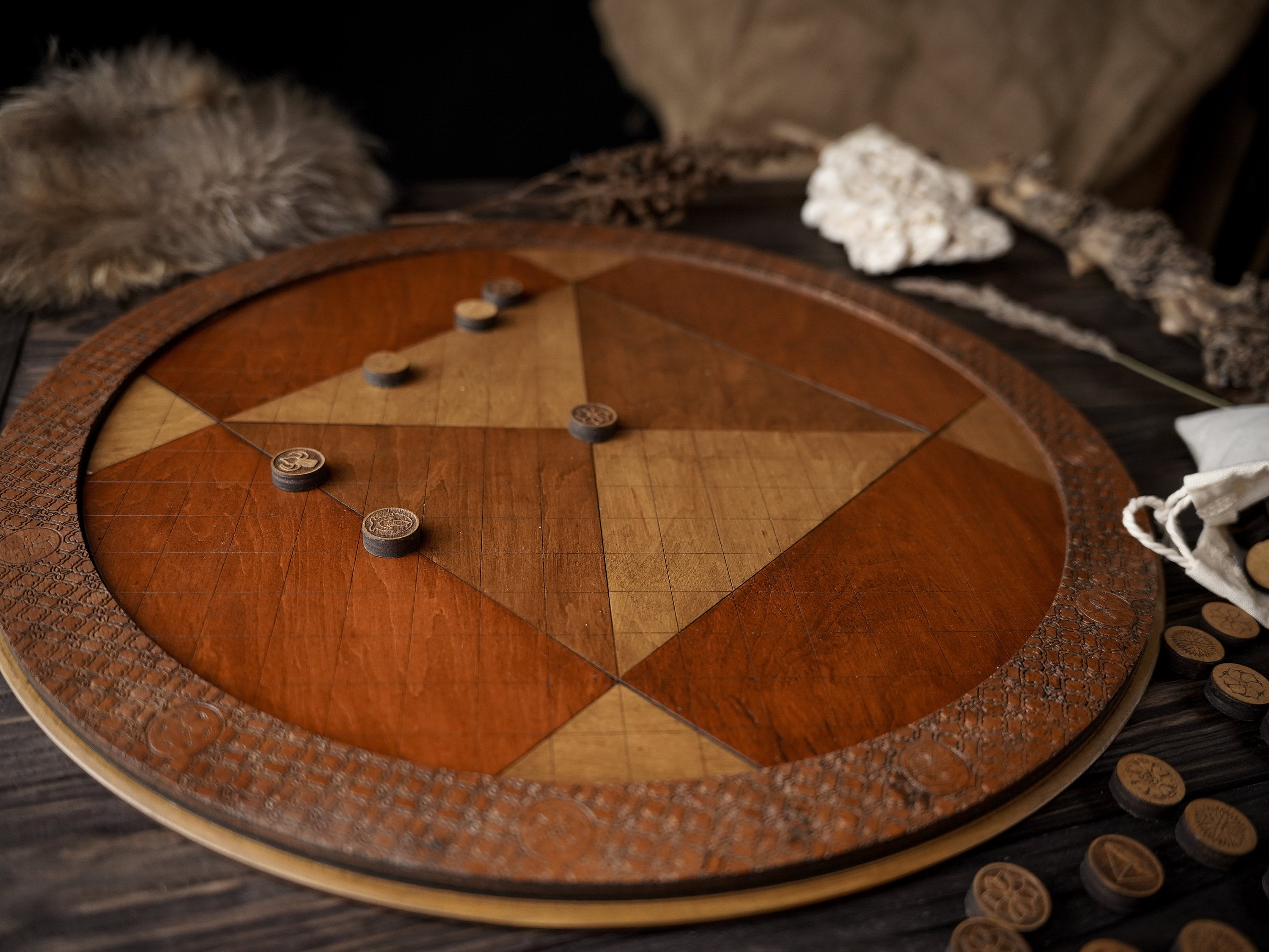 The Game of PAI SHO, the Last Airbender Board Game, Ancient Wooden ...