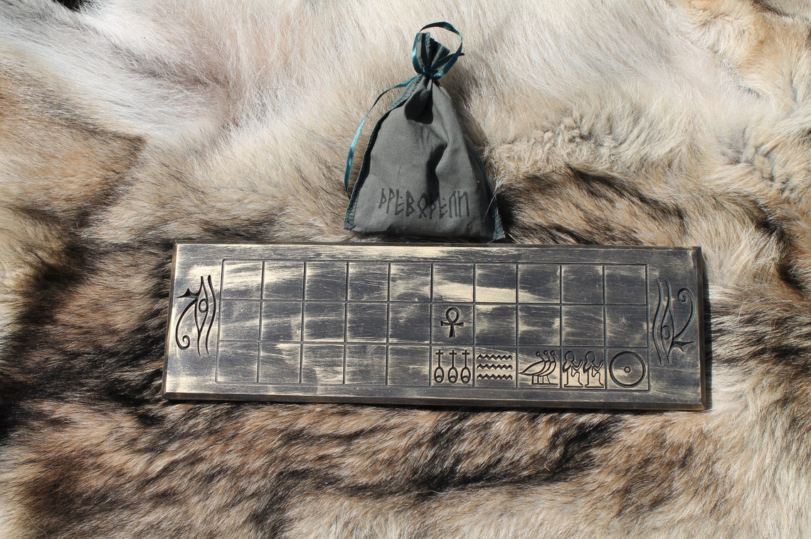 SENET ancient board game egyptian board game wooden senet | Etsy