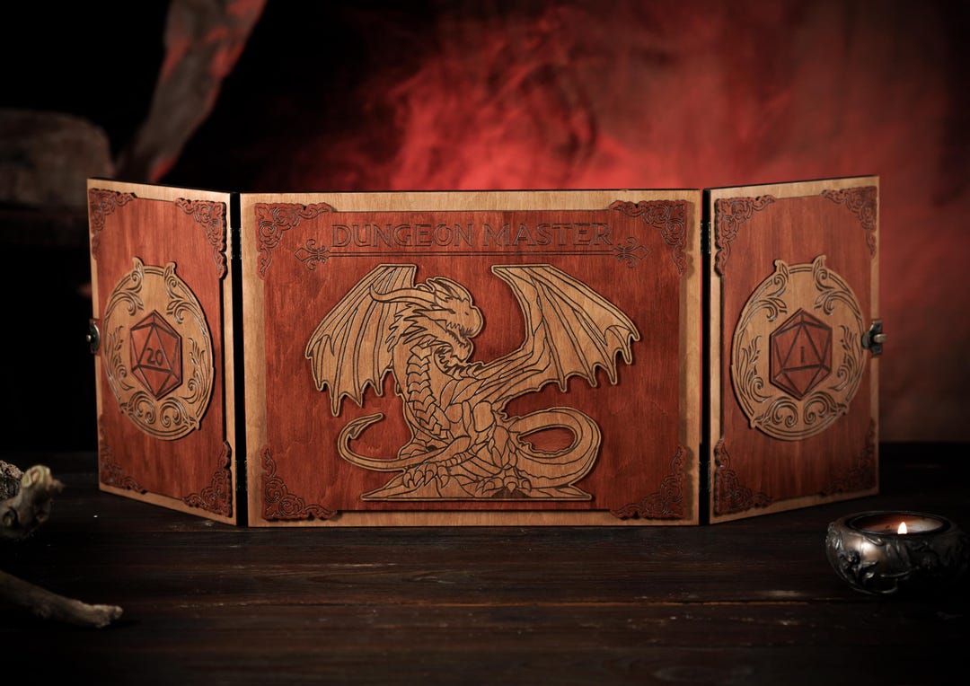 Dungeon Master Board Game, Fantasy Game, Wooden Board Game, Custom ...