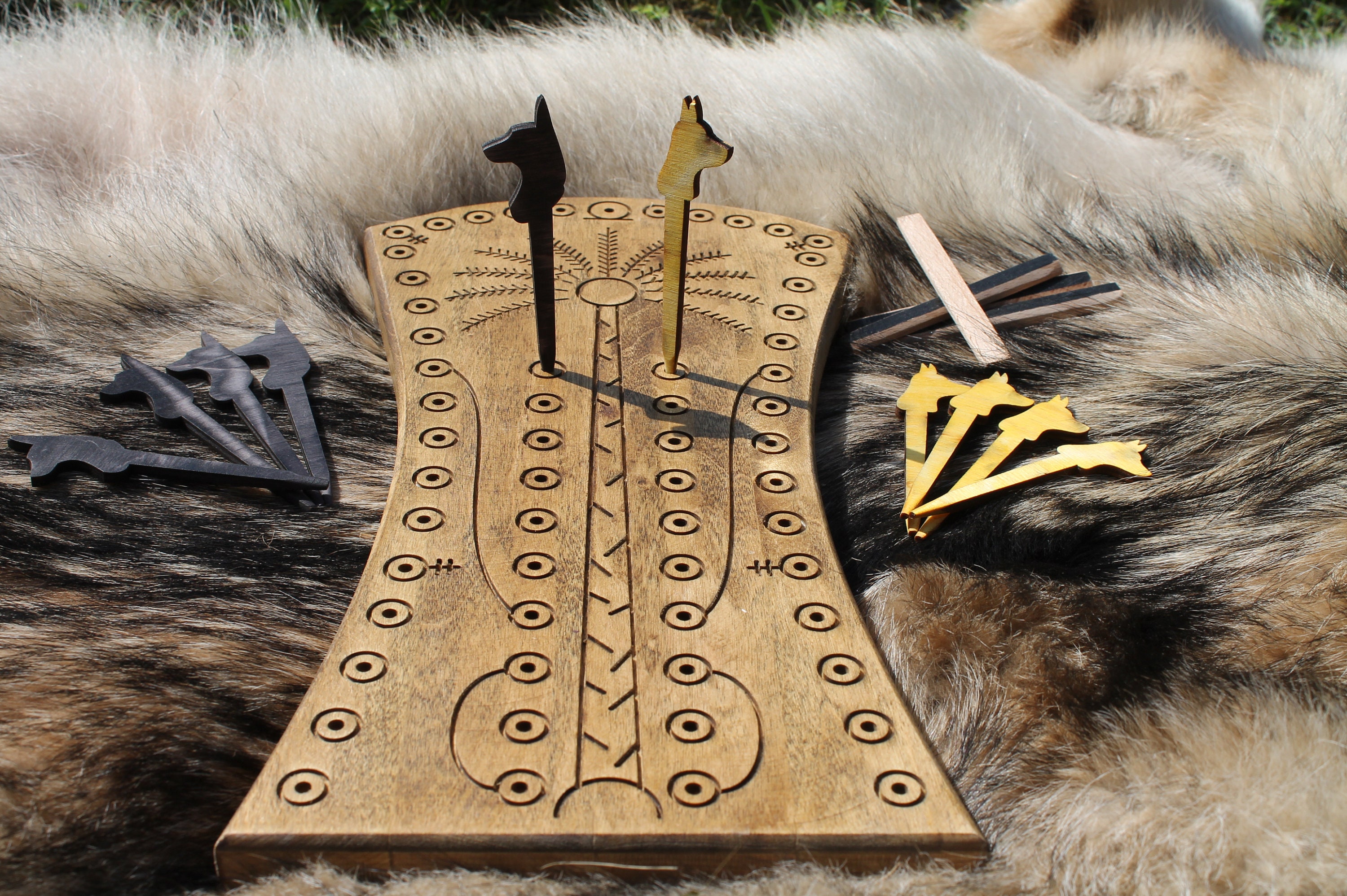 HOUNDS and JACKALS ancient board game egyptian board game | Etsy