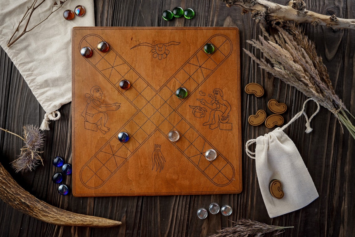 Patolli Board Game Ancient American Board Game Aztecan Board - Etsy