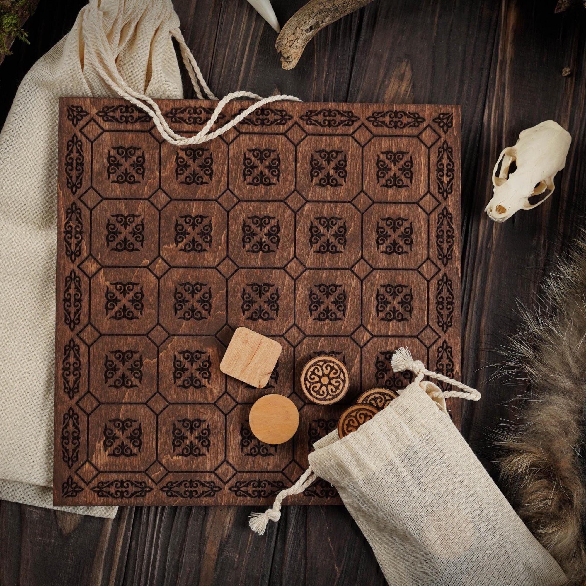 Tak Board Game, Tak Pieces, Rustic Game, Strategy Gift Set, Gift for ...