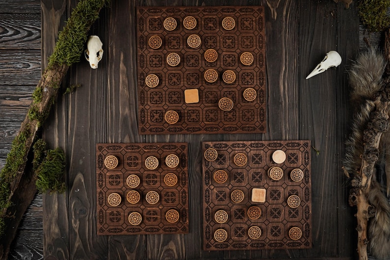 Tak Board Game, Tak Pieces, Rustic Game, Strategy Gift Set, Gift for ...