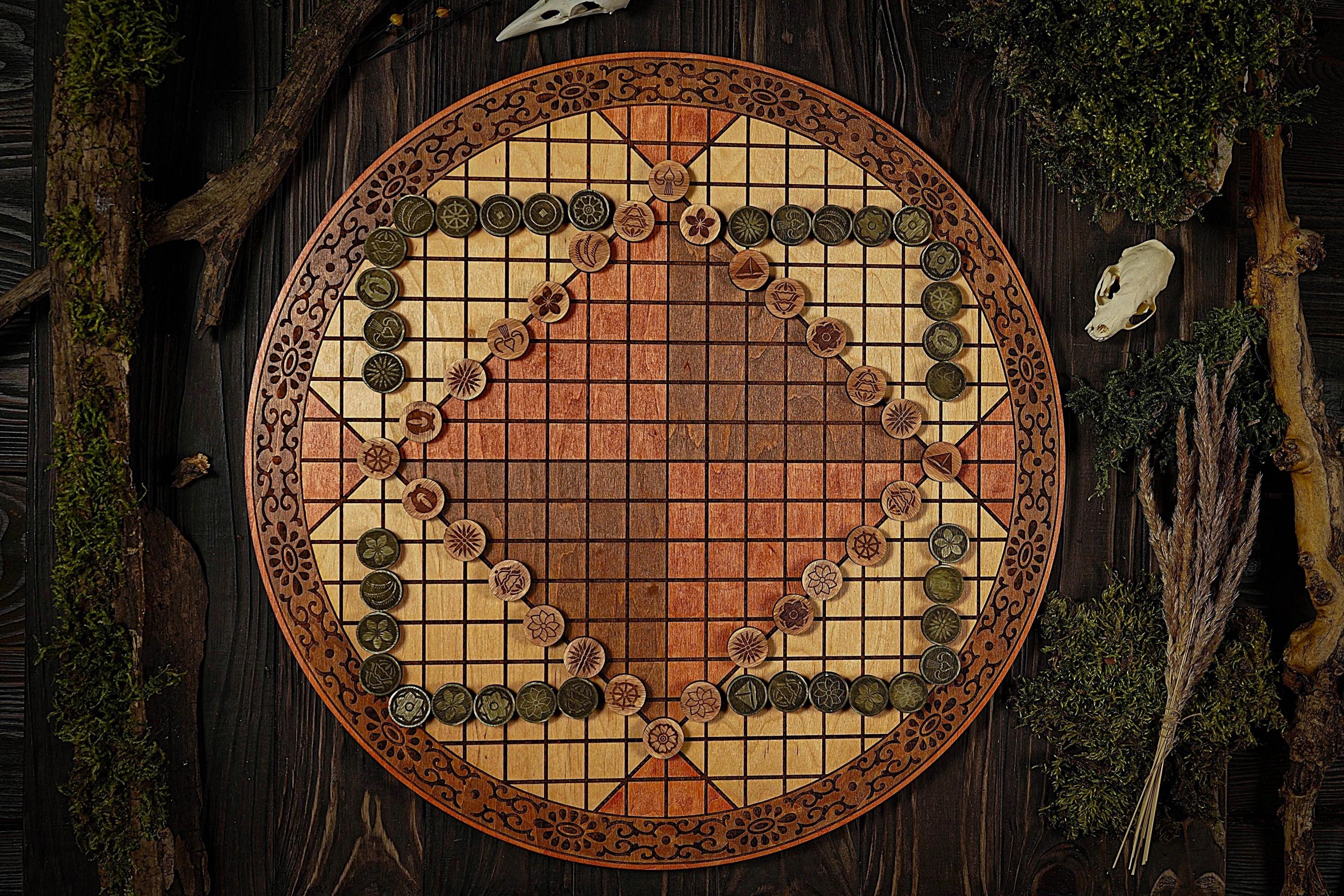 PAI SHO Board Game With Pieces, the Last Airbender Board Game, Ancient ...