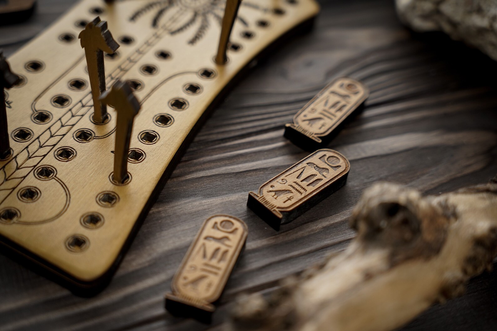 HOUNDS and JACKALS Ancient Board Game Egyptian Board Game - Etsy