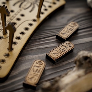 Hounds and Jackals Wooden Board Games, Bronze Age Game, Unique Board ...