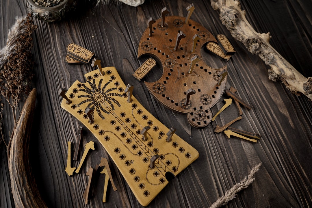 CUSTOM HOUNDS and JACKALS Ancient Board Game, Egyptian Board Game ...