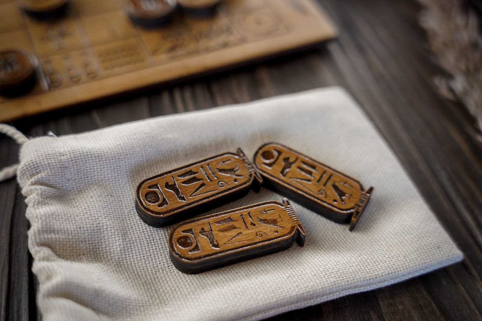 SENET Ancient Board Game Egyptian Board Game Wooden Senet - Etsy