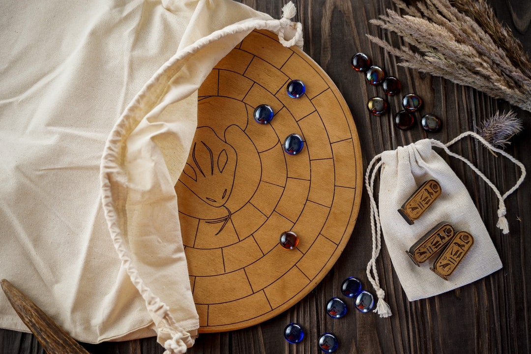 Mehen Board Game, Egyptian Board Game, Ancient Egyptian Game, Handmade ...