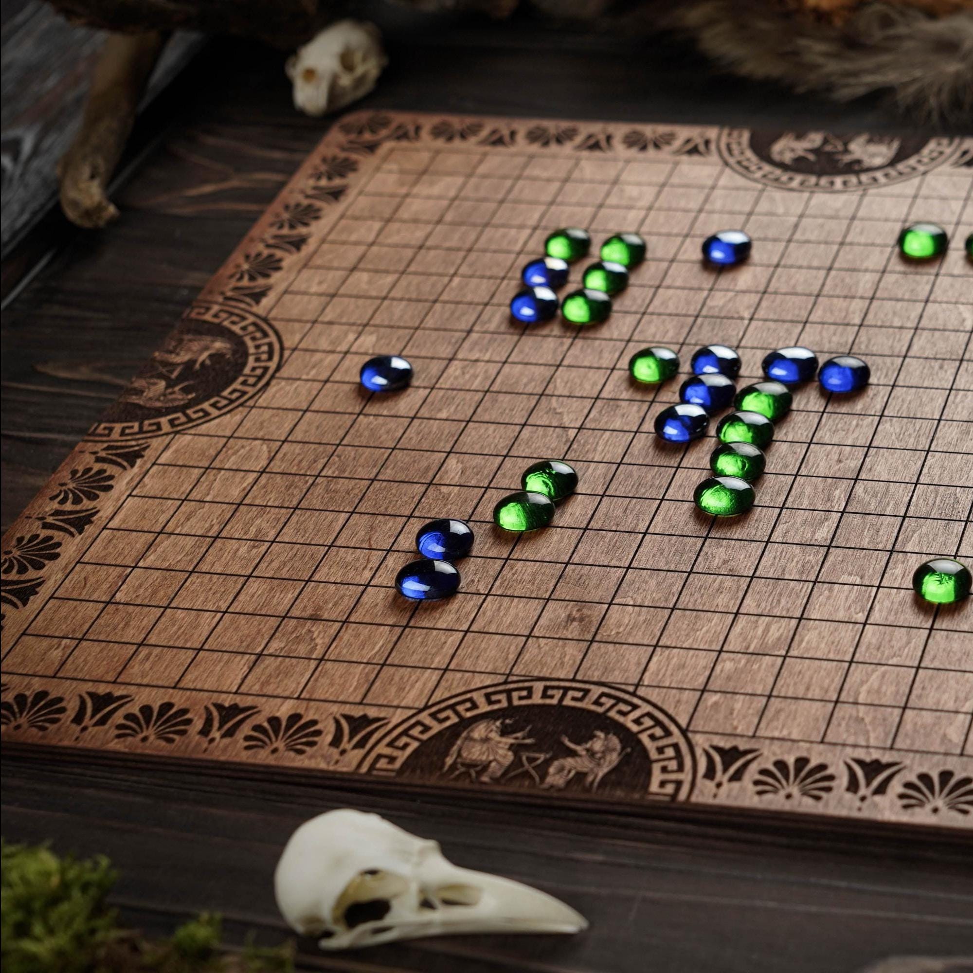 Pente Board Game, Greek Board, Pente Game, Strategy Gift Set, Gift for ...