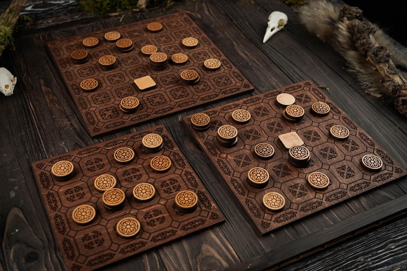 Tak Board Game, Tak Pieces, Rustic Game, Strategy Gift Set, Gift for ...