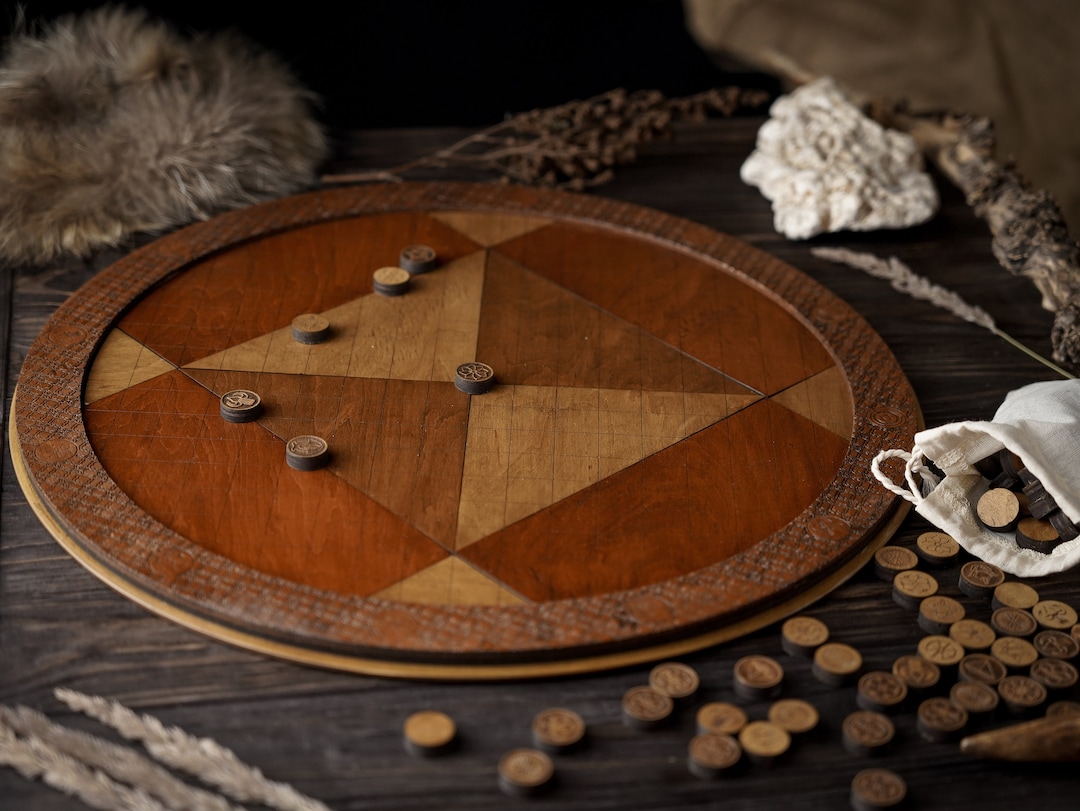 The Game of PAI SHO, the Last Airbender Board Game, Ancient Wooden ...
