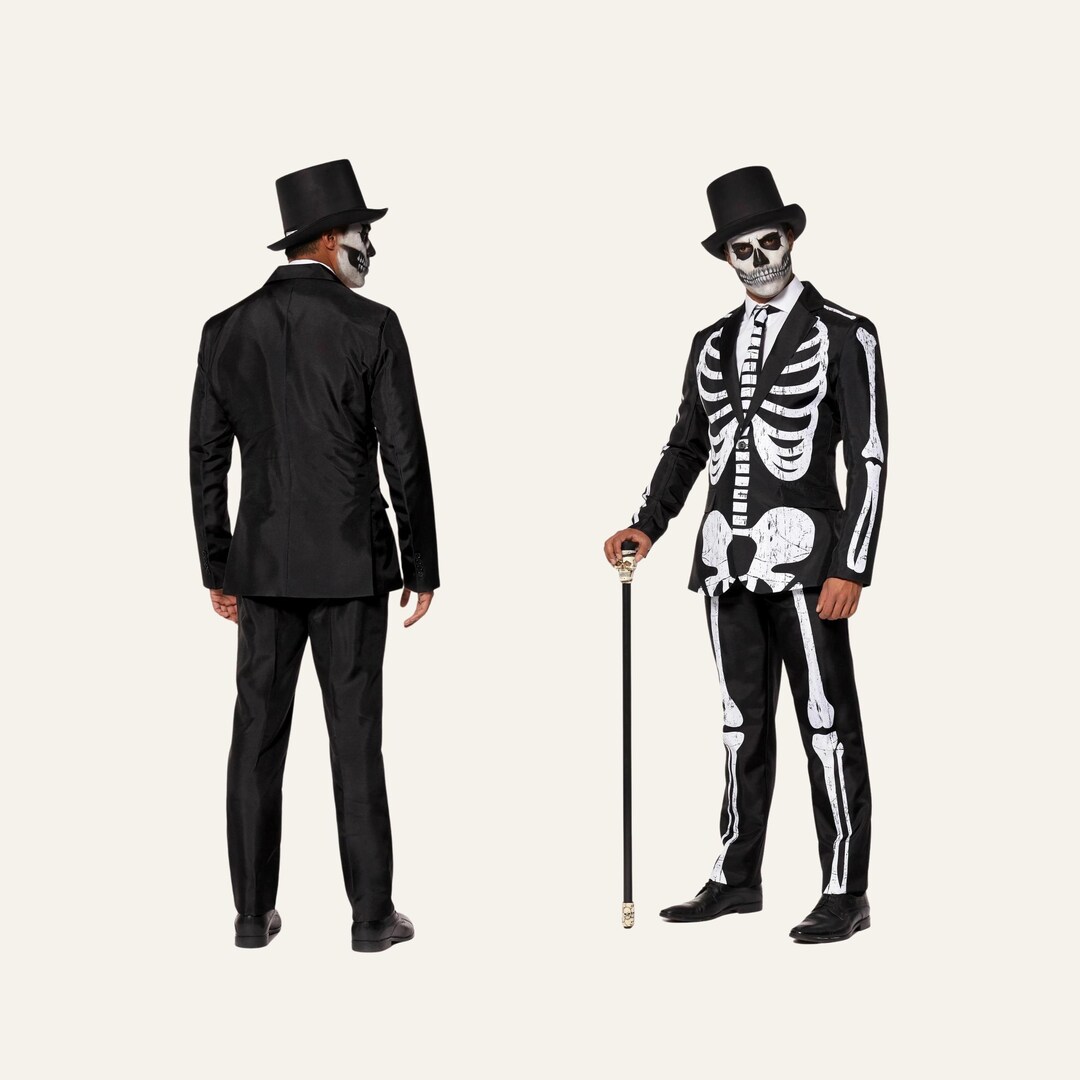 Skeleton Costume Adult Skeleton Costume Skeleton Halloween Costume - Etsy