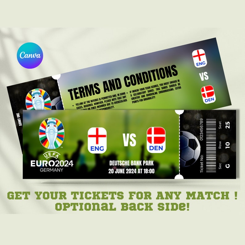 Euro 2024 Tickets EM 2024 Tickets UEFA 2024 Tickets Football Tickets ...
