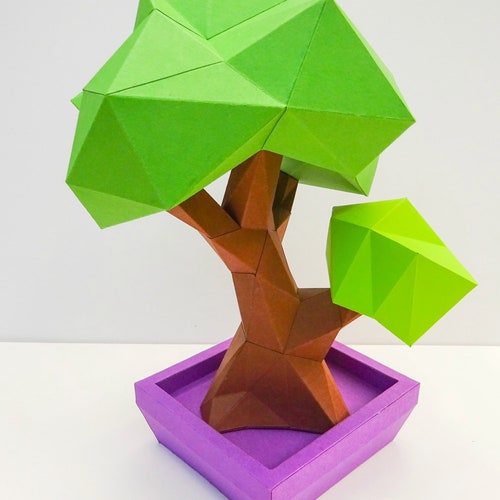 Witch's Broom Papercraft 3D DIY Low Poly Paper Crafts - Etsy