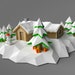 DIY Treehouse Model, 3D Papercraft PDF Pattern / Simple Origami Lowpoly ...