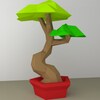 Four Seasons Tree 3D Papercraft PDF Pattern, DIY Low Poly Origami Model ...