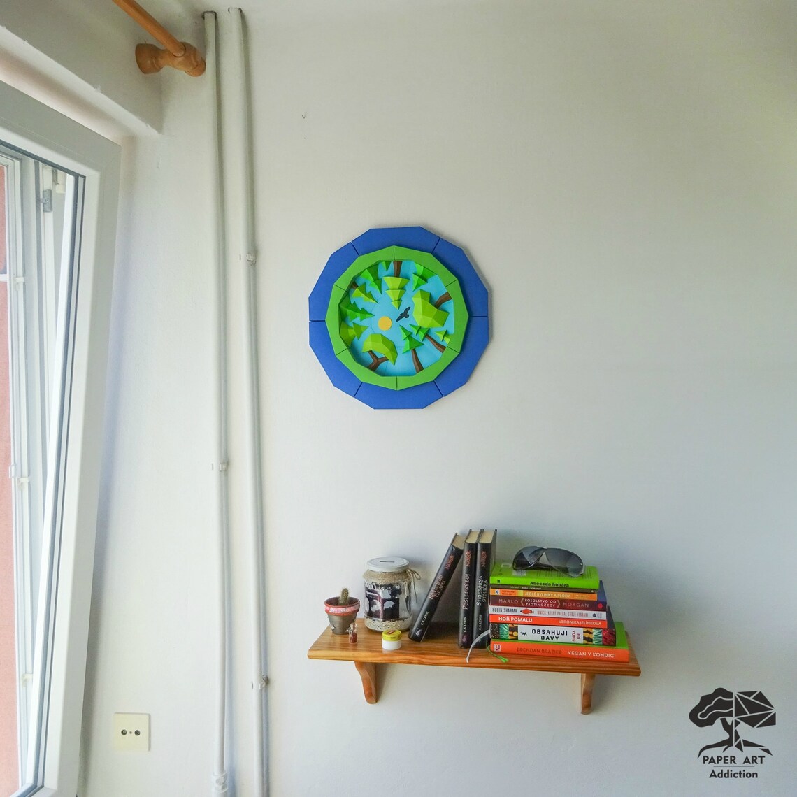 DIY Forest Papercraft Hanging 3D Papercraft PDF pattern / | Etsy