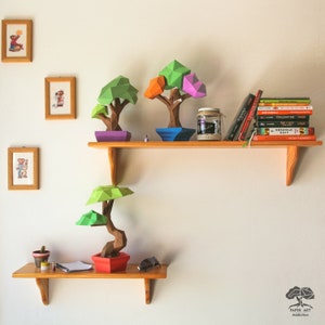 DIY Bonsai Trees 3D Papercraft Bundle of PDF Patterns, DIY Low Poly ...