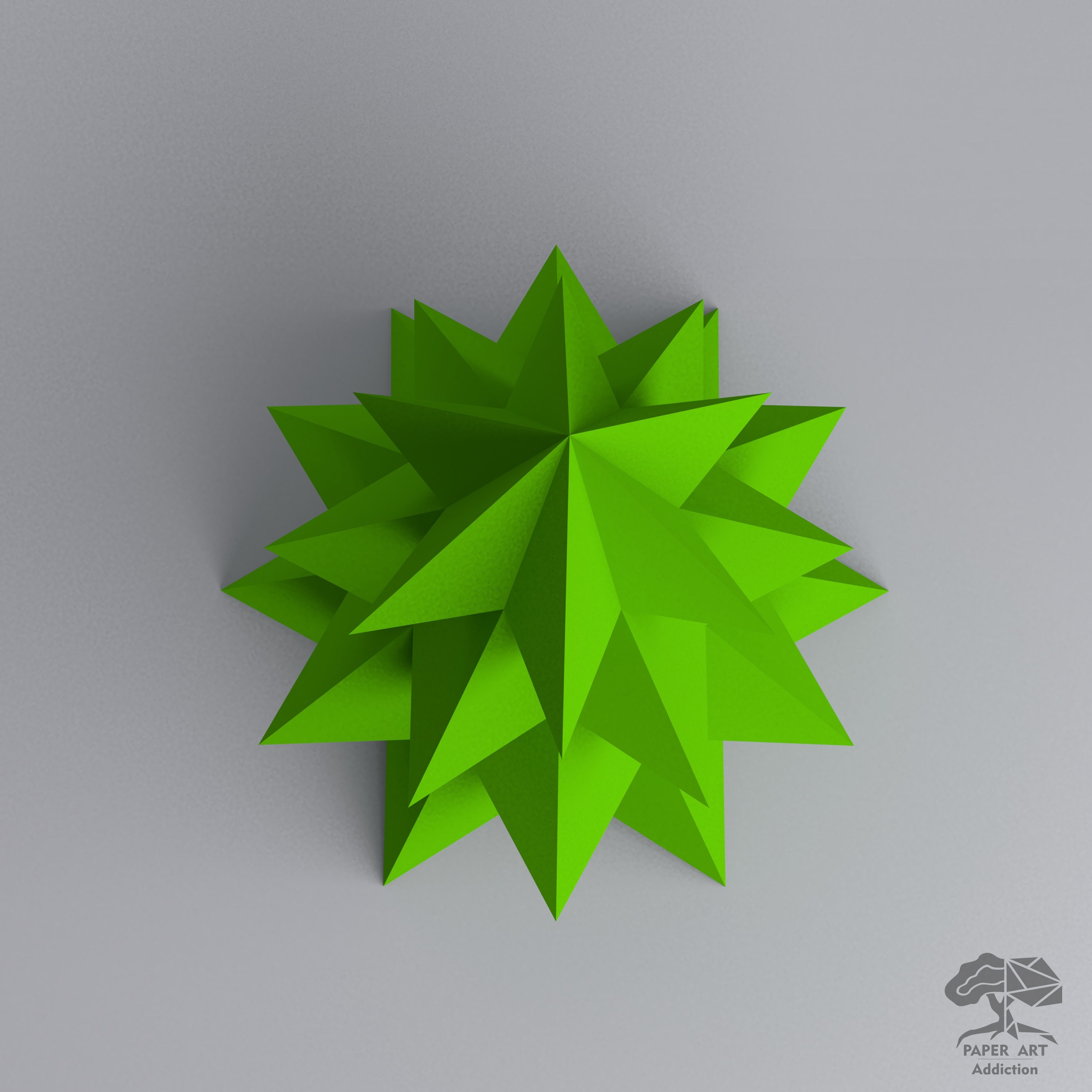 Pine Christmas Tree 3D Papercraft PDF Pattern / DIY Xmas Low - Etsy ...