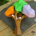 Four Seasons Tree 3D Papercraft PDF Pattern, DIY Low Poly Origami Model ...