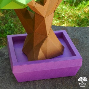 DIY Bonsai Tree Model, 3D Papercraft PDF Pattern / Simple Origami Low ...
