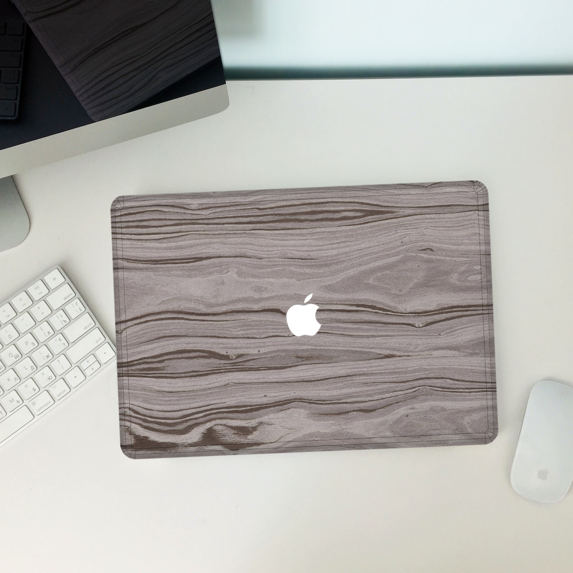 Real Wood MacBook Skin, Natural Wood Cover for MacBook Pro Air 13, 14 ...