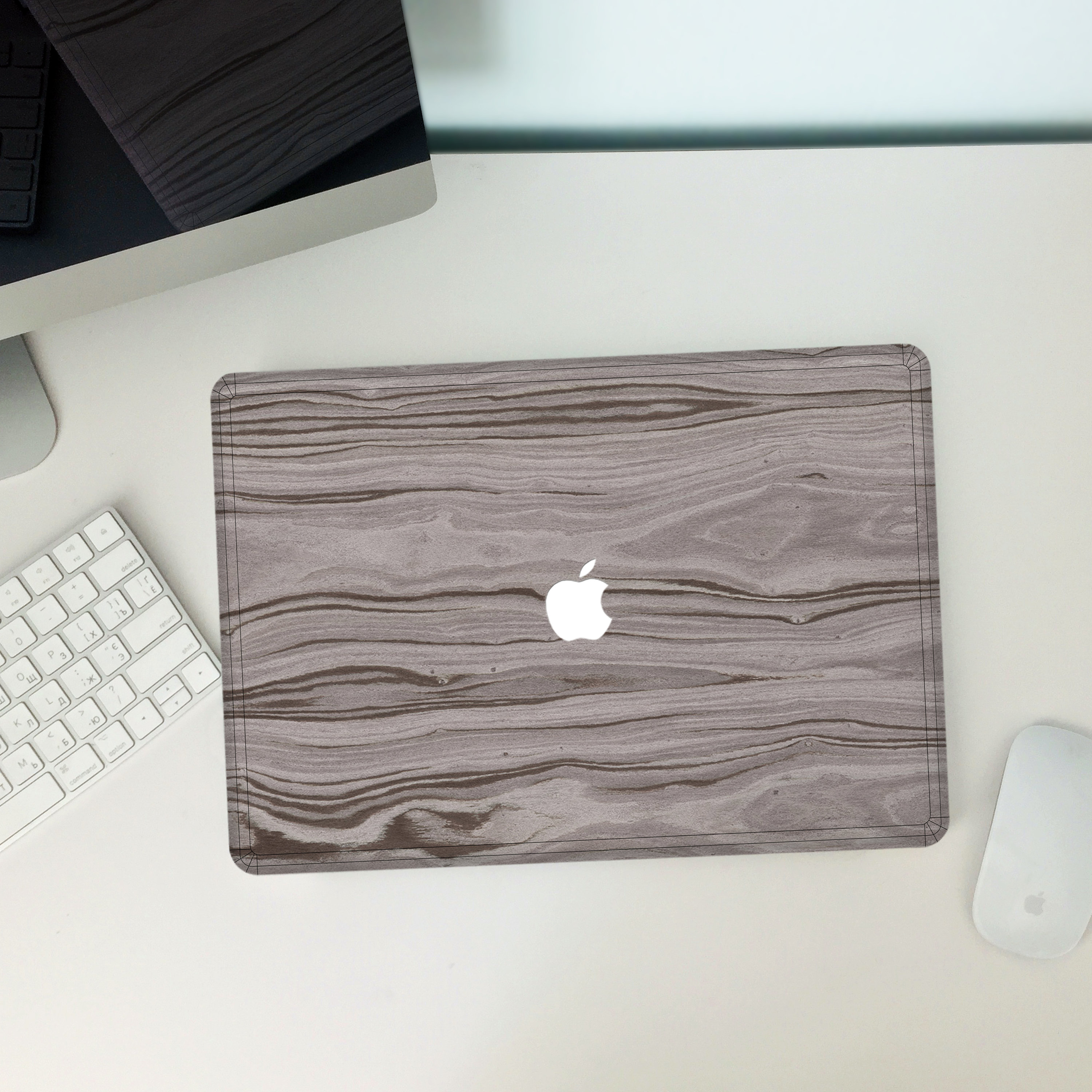 Real Wood MacBook Skin, Natural Wood Cover for MacBook Pro Air 13, 14 ...