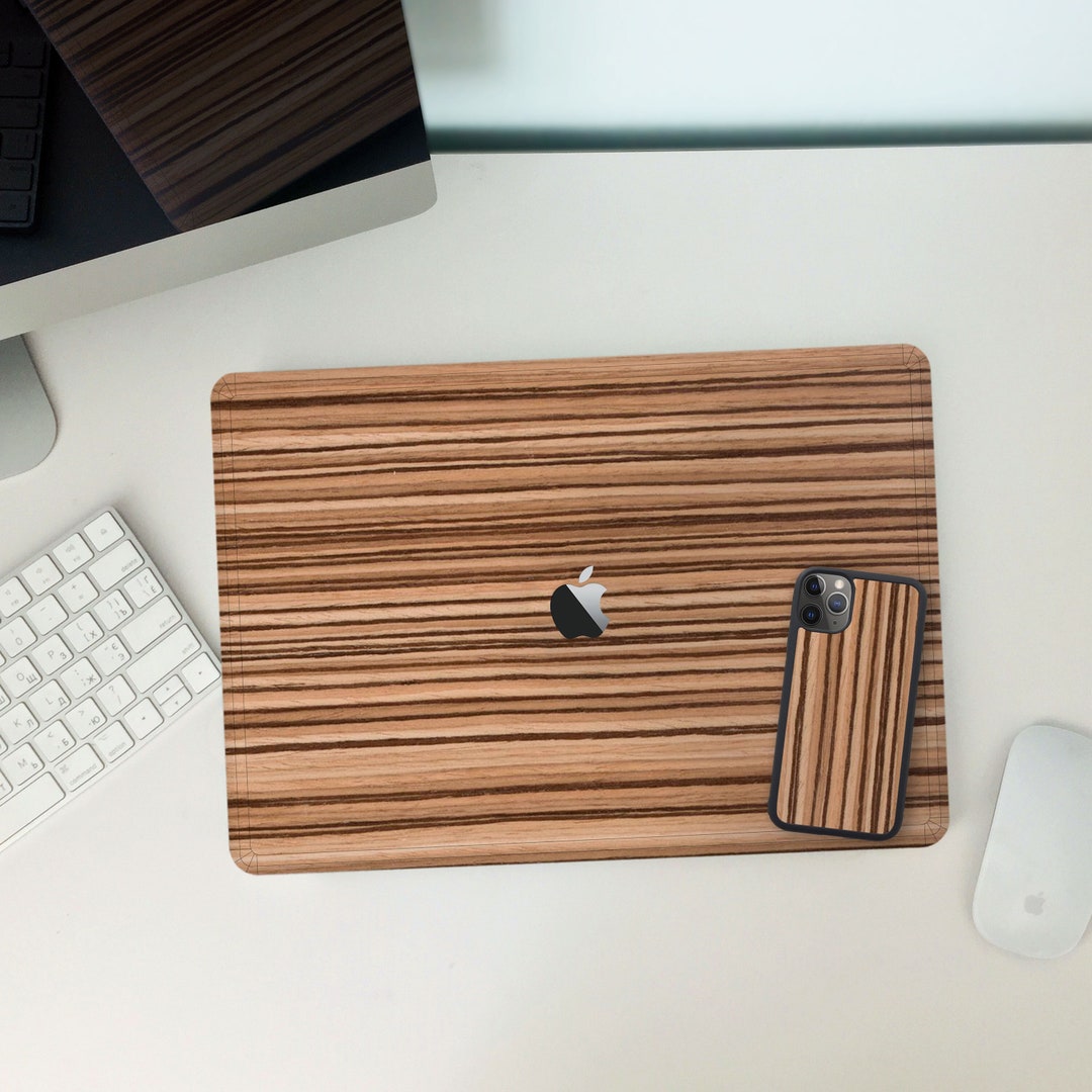 Real Wood MacBook Sleeve, Natural Woodgrain MacBook Cover, Woodgrain ...