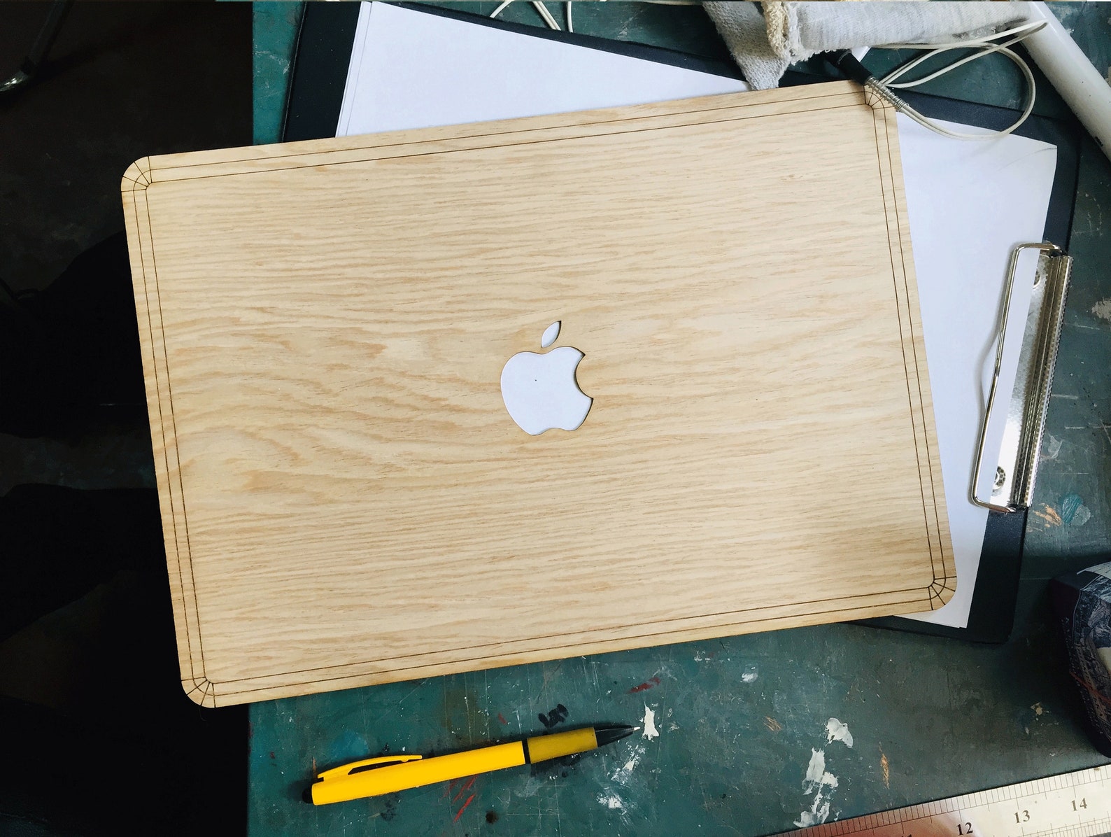 Decal Wood Real Wood Natural Oak Wood MacBook Pro 13 Case MacBook Air ...
